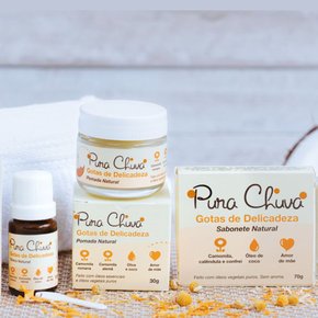 Linha Gotas de Delicadeza - Camomila e óleo de coco